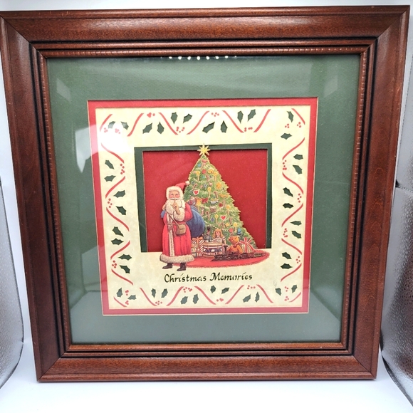 Designs With Scissors | Art | Vintage 987 Designs With Scissors Santa ...
